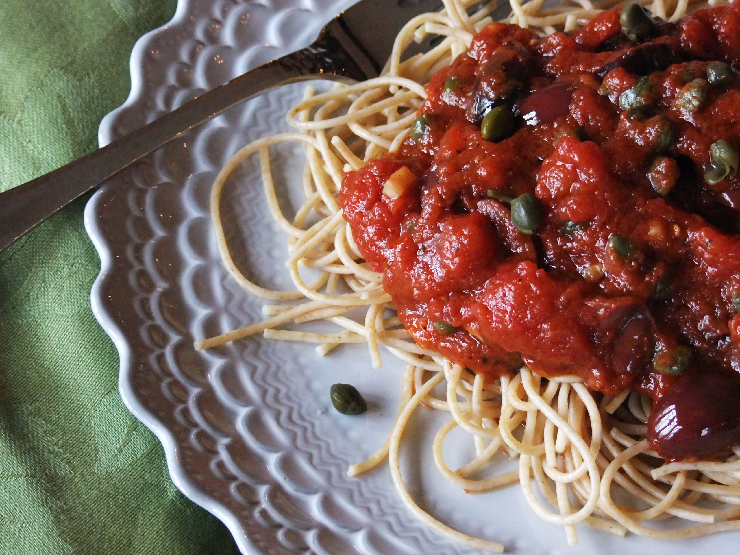 Pasta Puttanesca – the chef mimi blog