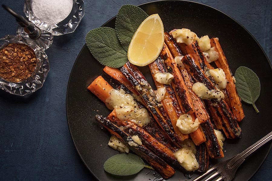 Charred Carrots with Brie – the chef mimi blog