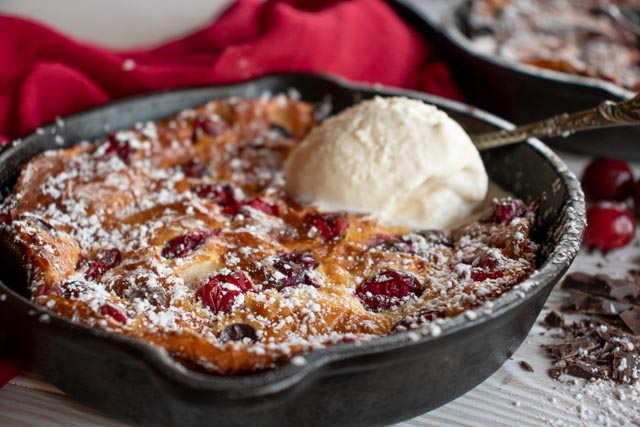 Cranberry Chocolate Clafoutis – the chef mimi blog