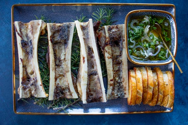 Roast Bone Marrow with Herbs – the chef mimi blog