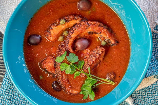 Polpo alla Luciana – the chef mimi blog